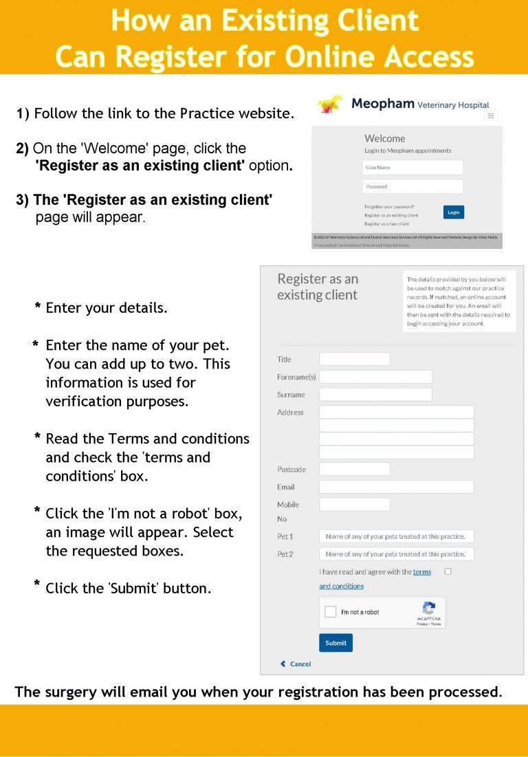 Online bookings - Meopham